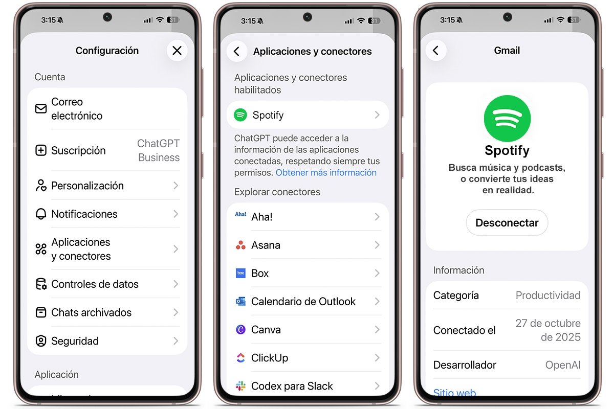 Cómo conectar tu cuenta de Spotify a ChatGPT