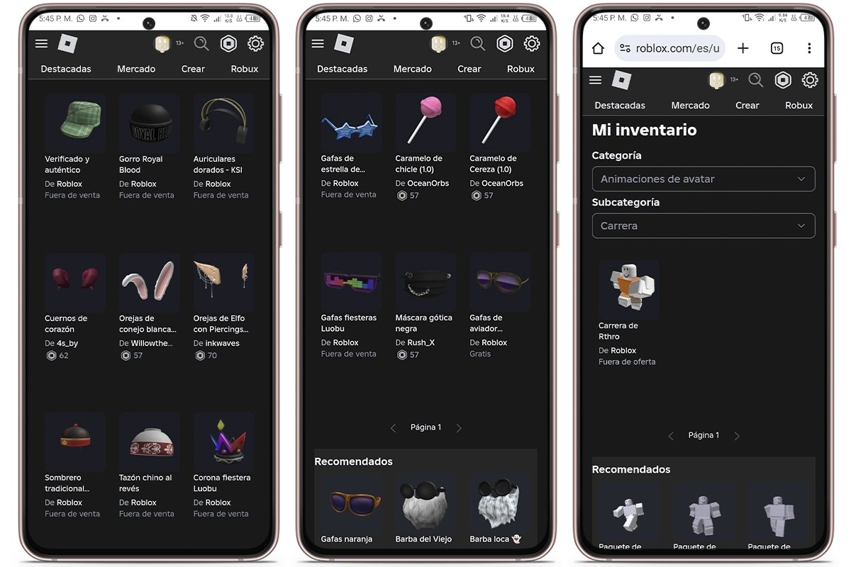Cómo revisar tu historial de compras en Roblox desde Android