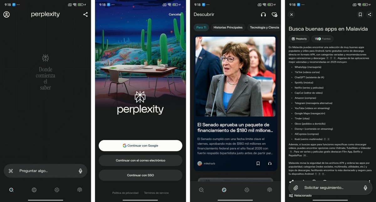 Cómo usar Perplexity como tu buscador principal en Android
