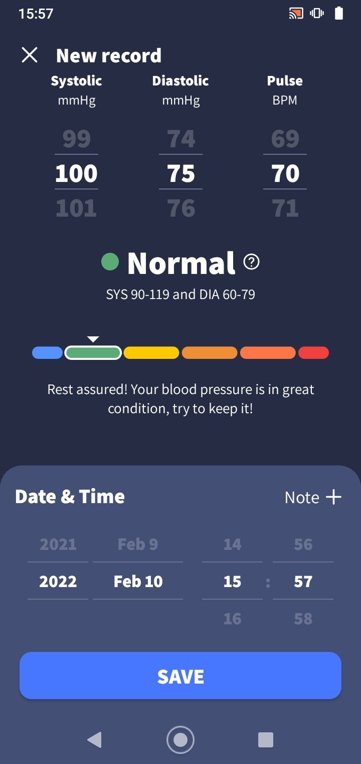 Blood Pressure App 1 2 2 Descargar Para Android APK Gratis