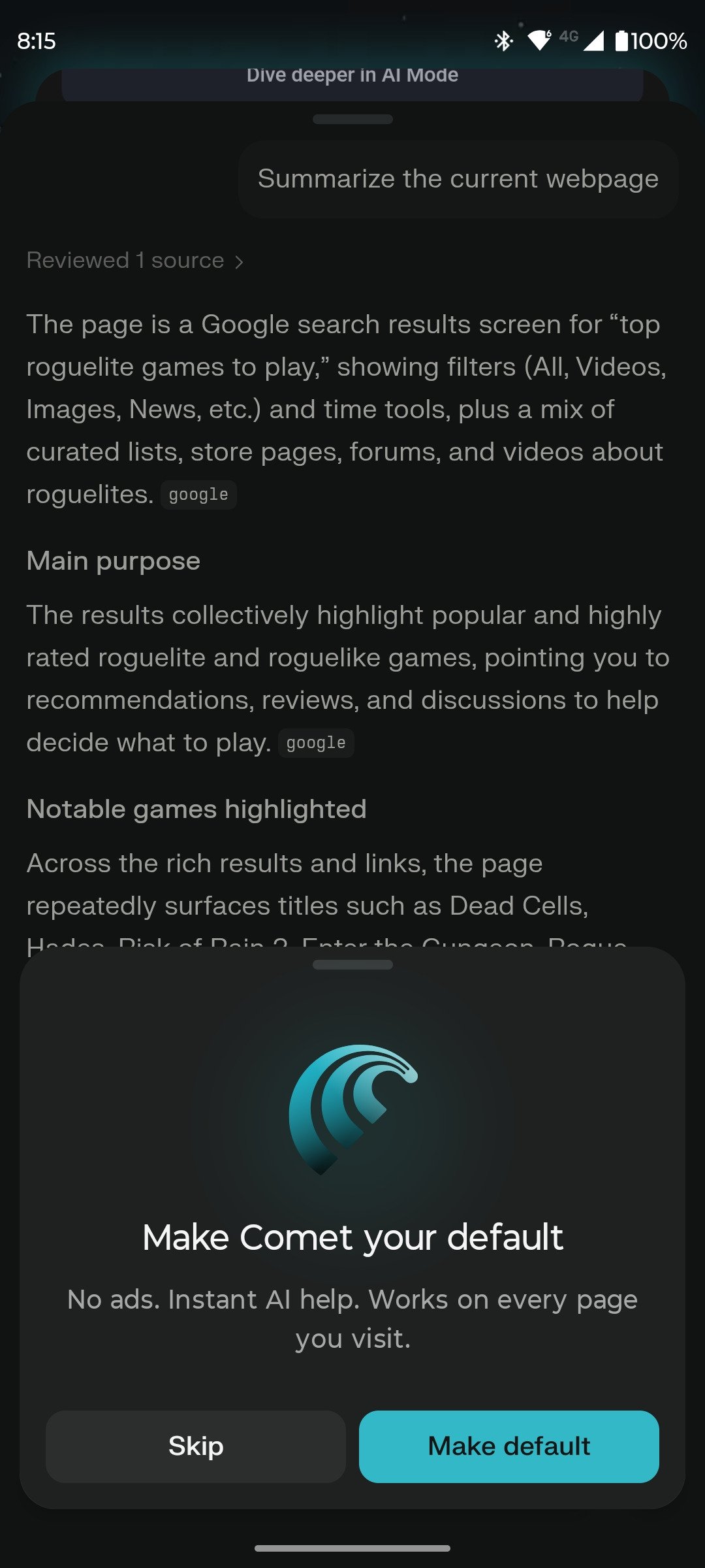 Comet APK Download for Android Free