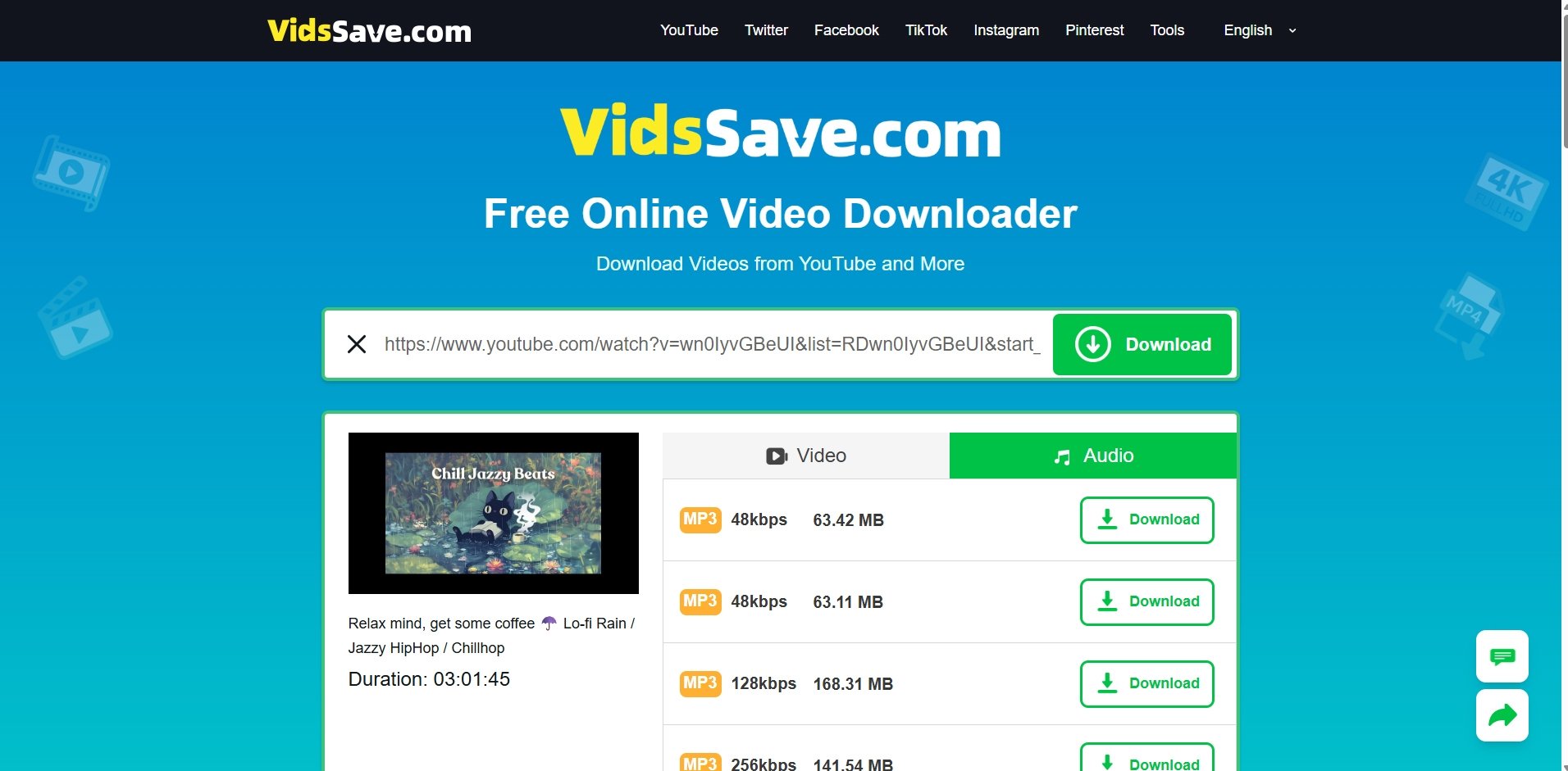 Online Video Downloader (English) - Free