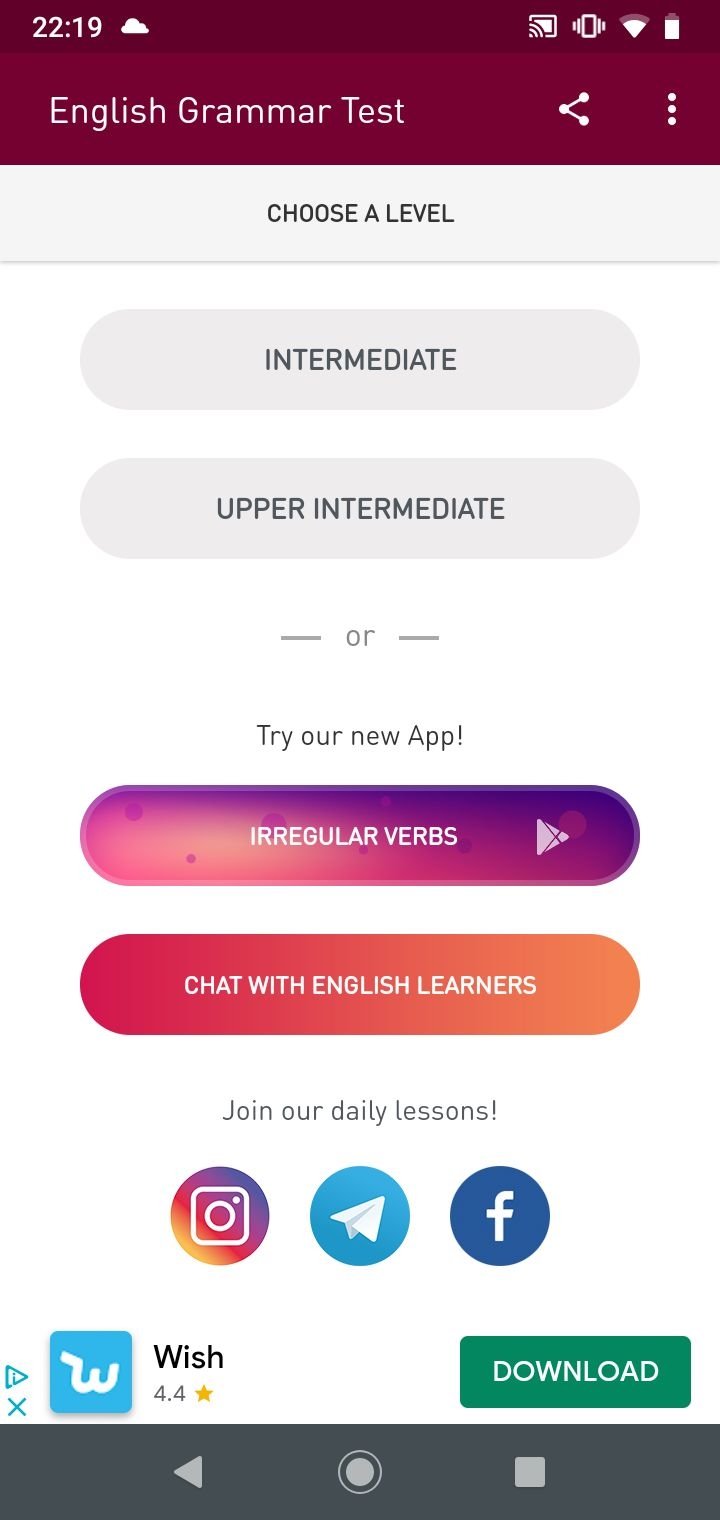 Descargar English Grammar Test 2 2 APK Gratis Para Android Descargar English Grammar Test 2 2 APK Gratis Para Android