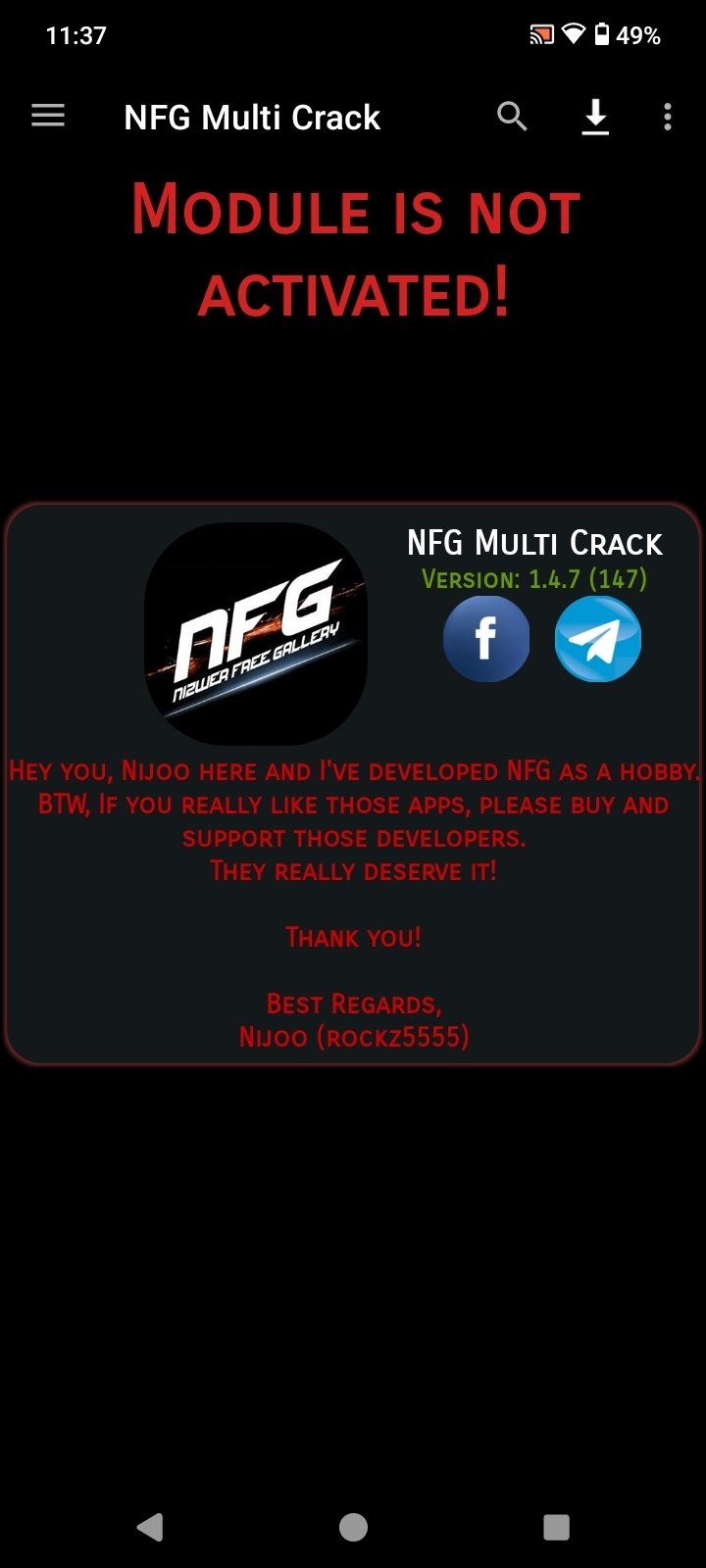 Descargar NFG Patcher 1.4 APK Gratis para Android