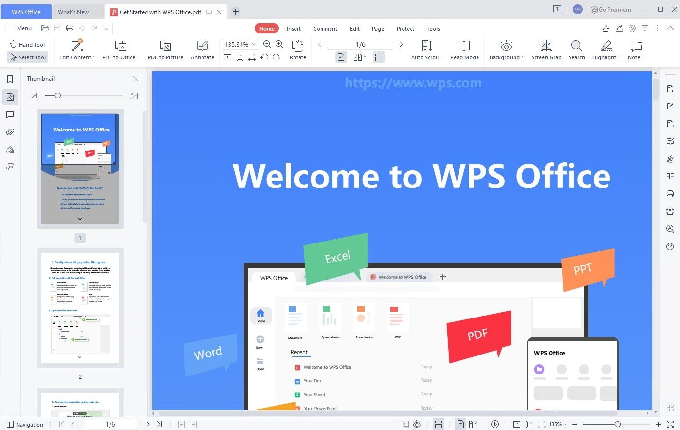 Download WPS Office For PC Windows